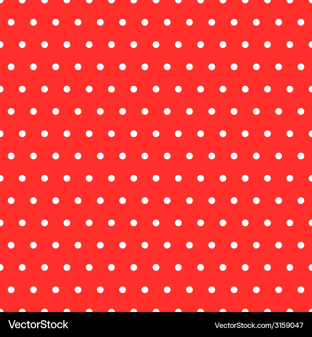 Red Polka Dot Pattern Royalty Free Vector Image