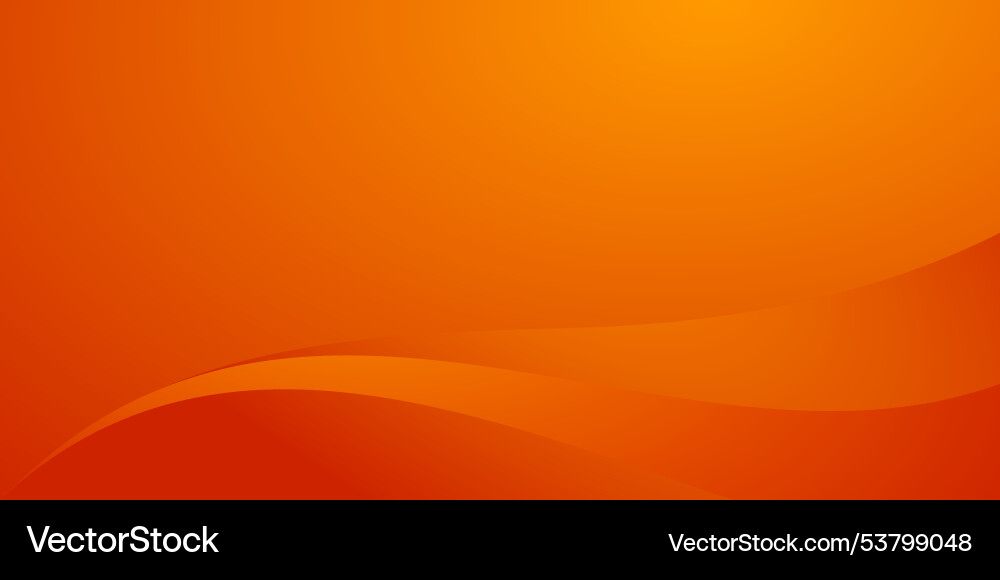 Abstract orange color wave modern luxury soft Vector Image