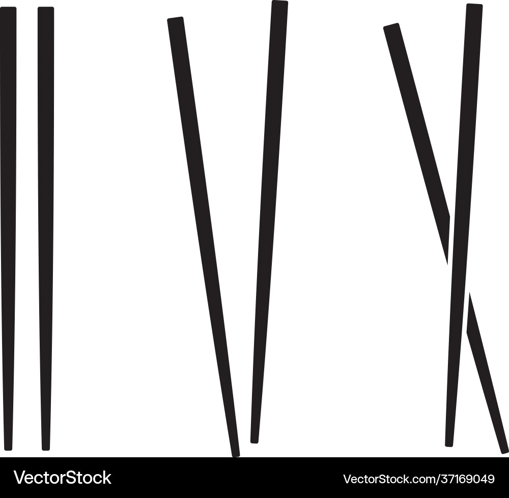 Chopsticks Royalty Free Vector Image - VectorStock