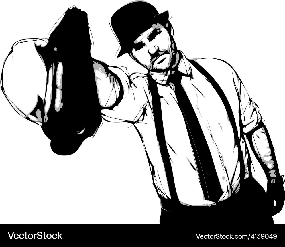 Gangster Royalty Free Vector Image - VectorStock