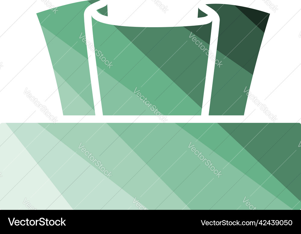 Tissue paper icon Royalty Free Vector Image - VectorStock