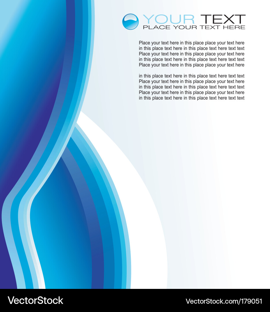 Concept business card Royalty Free Vector Image