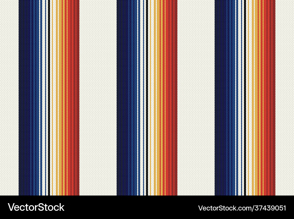 Mexican Stripe Textile Pattern Royalty Free Vector Image