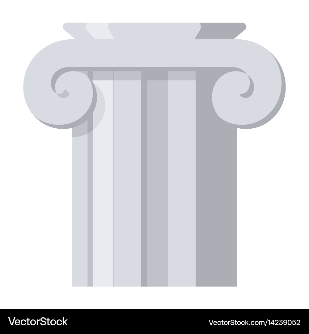 Ancient column icon Royalty Free Vector Image - VectorStock
