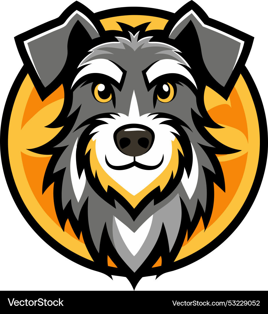 Dog logo Royalty Free Vector Image - VectorStock