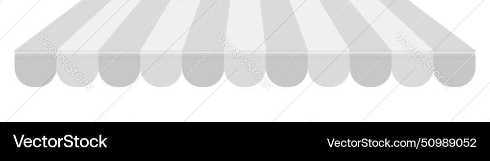 Shop awning canopy 3d realistic Royalty Free Vector Image