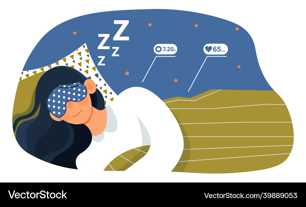 Woman in night mask Royalty Free Vector Image - VectorStock