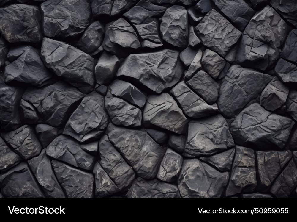 Arrangement stone wall old castle Royalty Free Vector Image