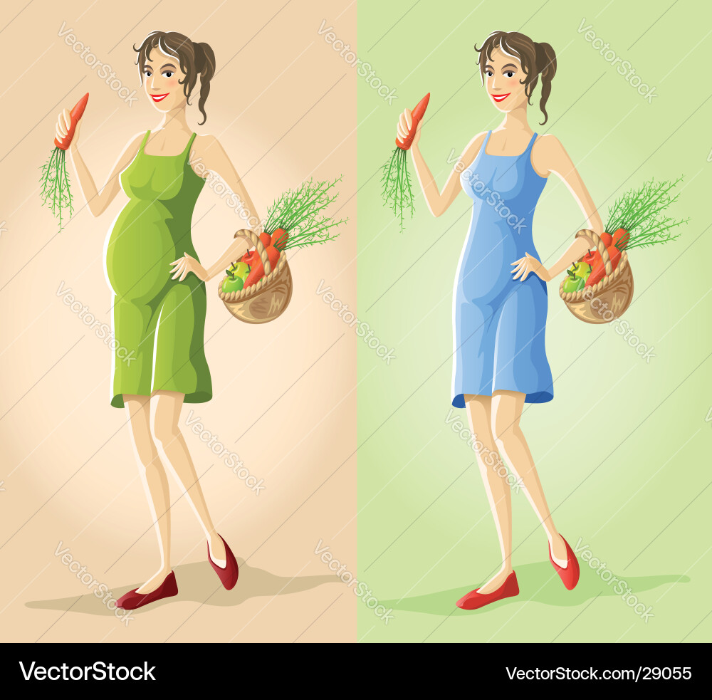 Pregnant Royalty Free Vector Image - VectorStock