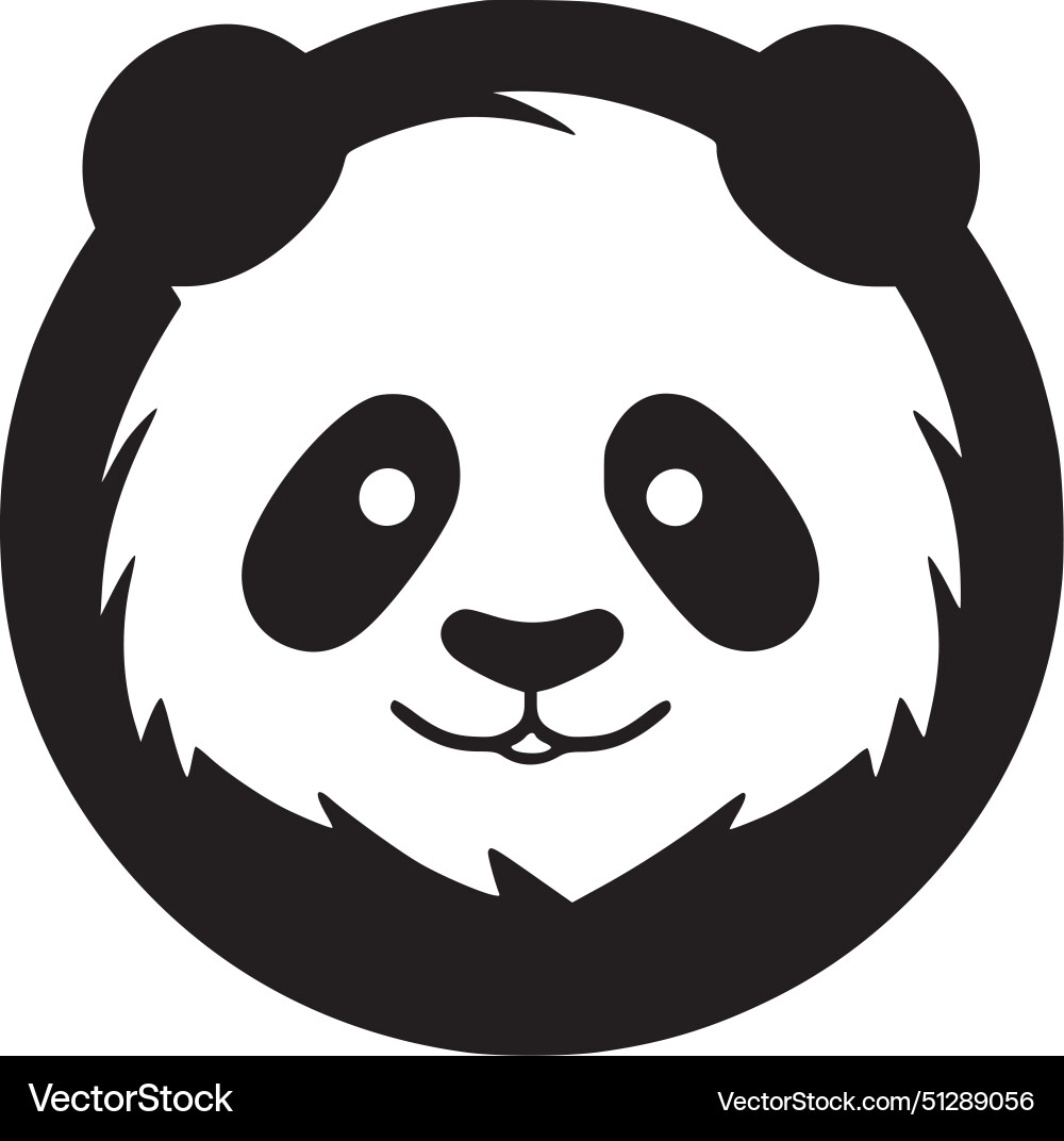 Panda - high quality logo ideal for t-shirt Vector Image