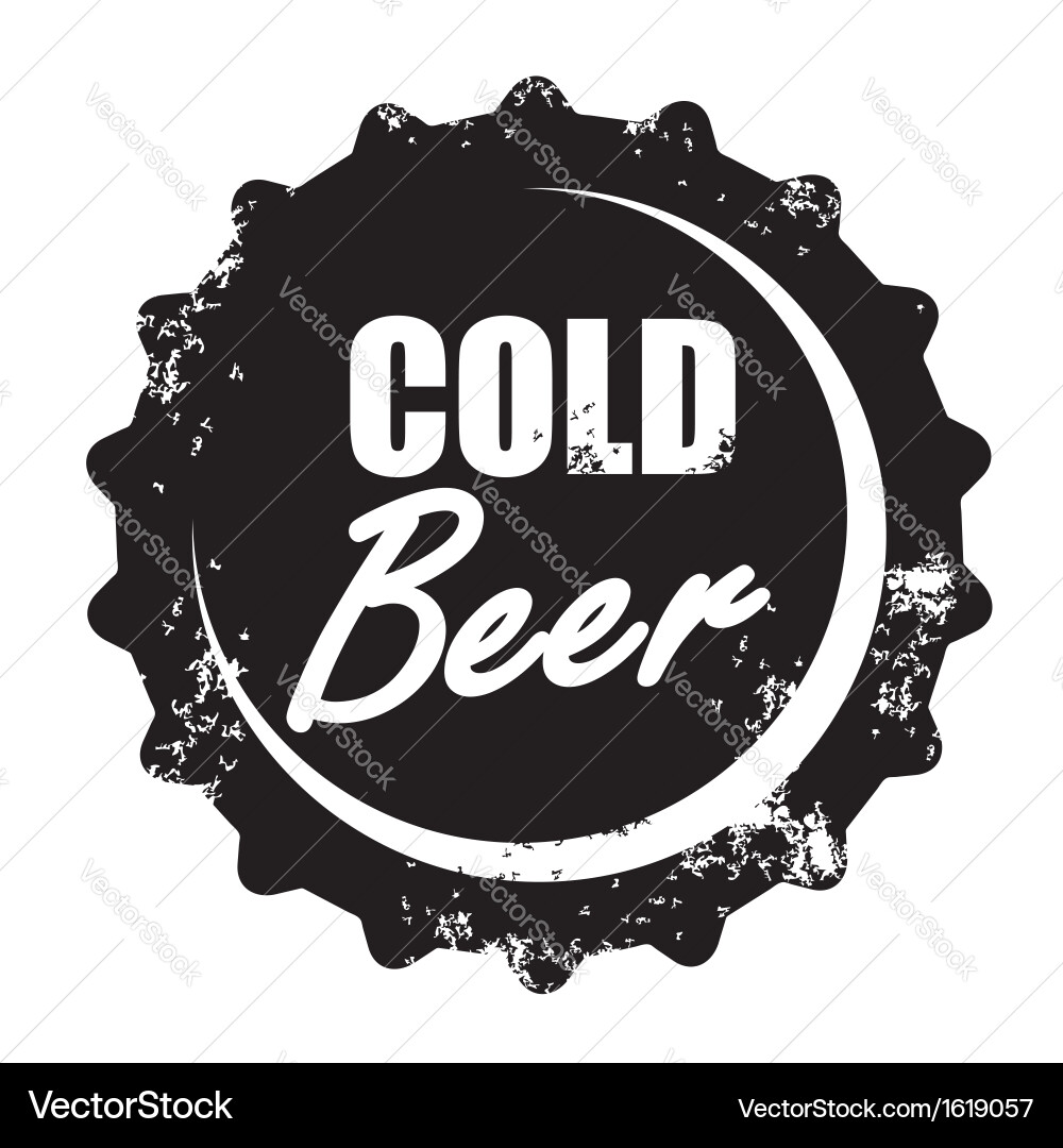 Beer stamp Royalty Free Vector Image - VectorStock