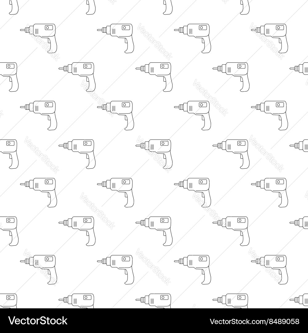 Drill pattern seamless Royalty Free Vector Image