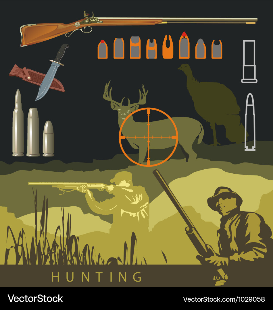 Hunting Royalty Free Vector Image - VectorStock