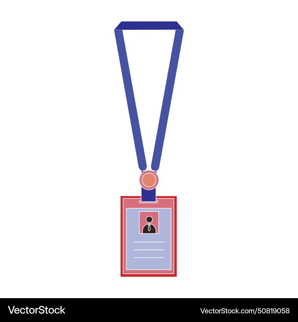 Identity card icon Royalty Free Vector Image - VectorStock