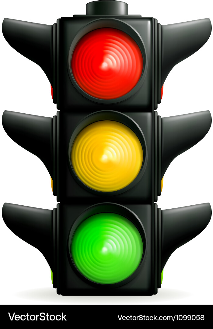 Traffic lights Royalty Free Vector Image - VectorStock