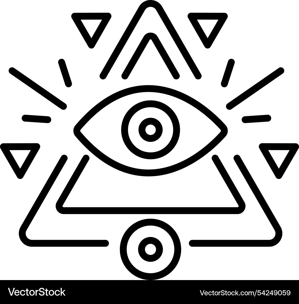 Eye tattoo Royalty Free Vector Image - VectorStock