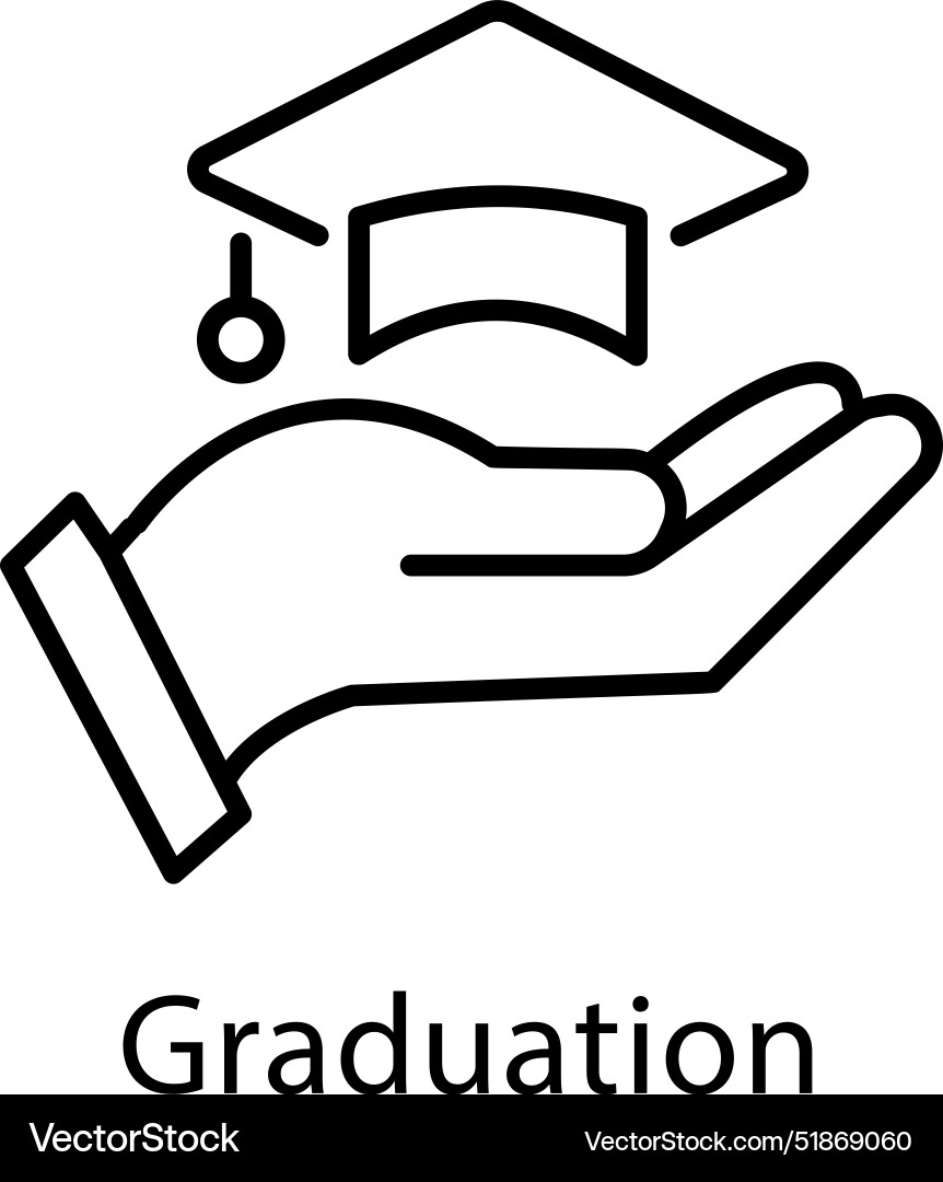 Graduation Royalty Free Vector Image - VectorStock