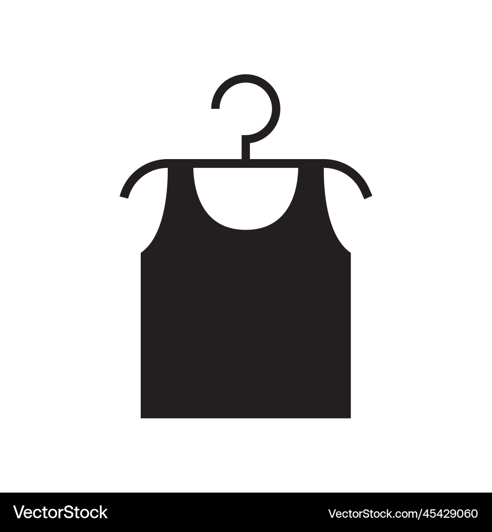 Hanger cloth icon logo Royalty Free Vector Image