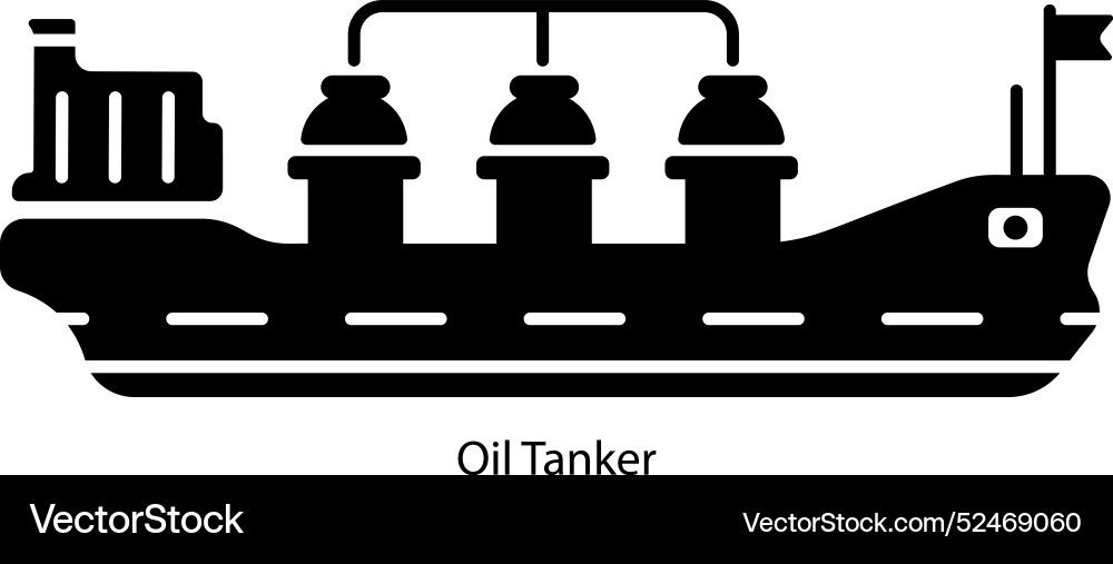 Oil tanker Royalty Free Vector Image - VectorStock