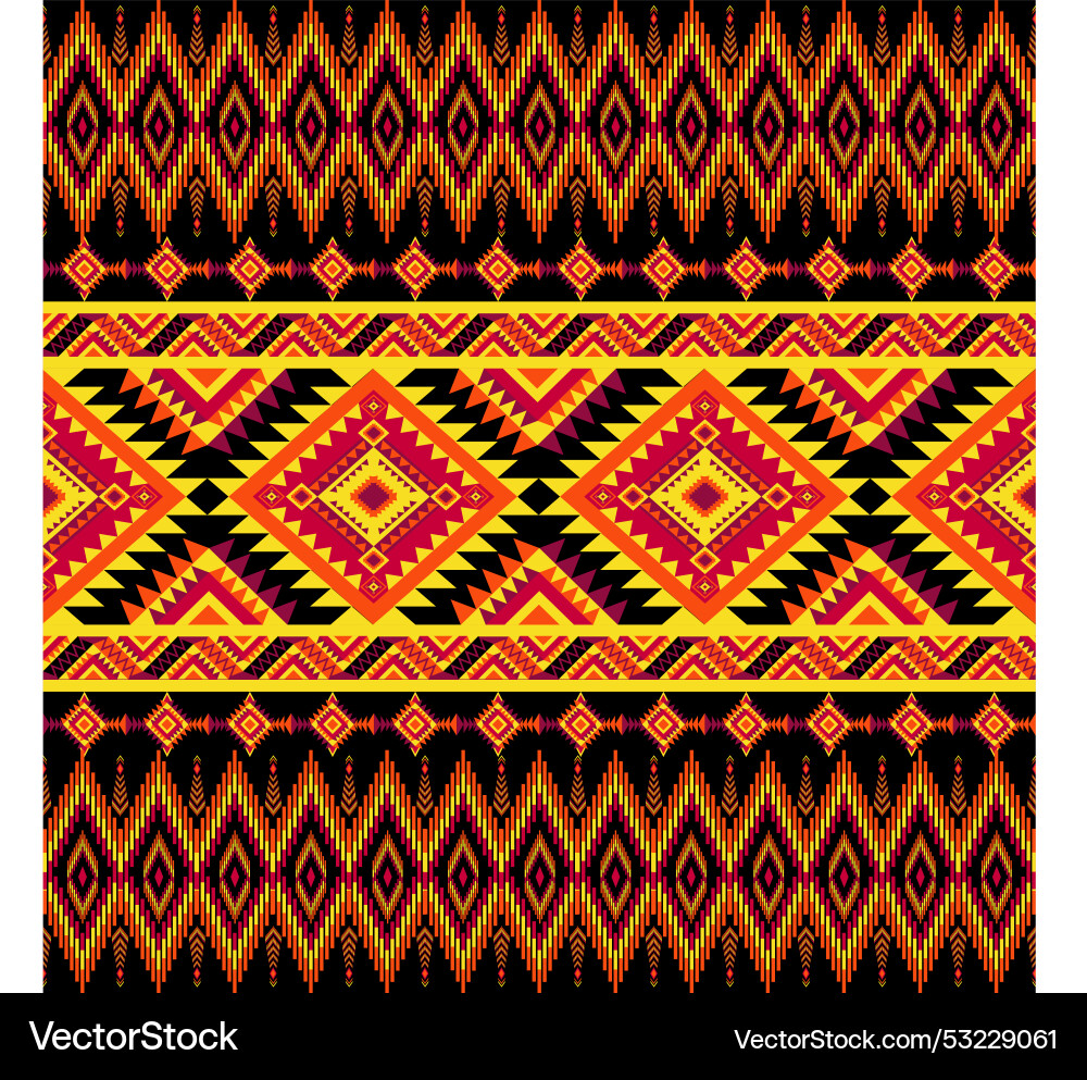 Abstract ethnic tribal native american pattern Vector Image