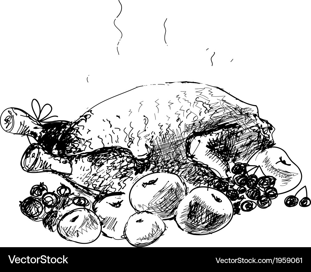 Chicken Royalty Free Vector Image - VectorStock