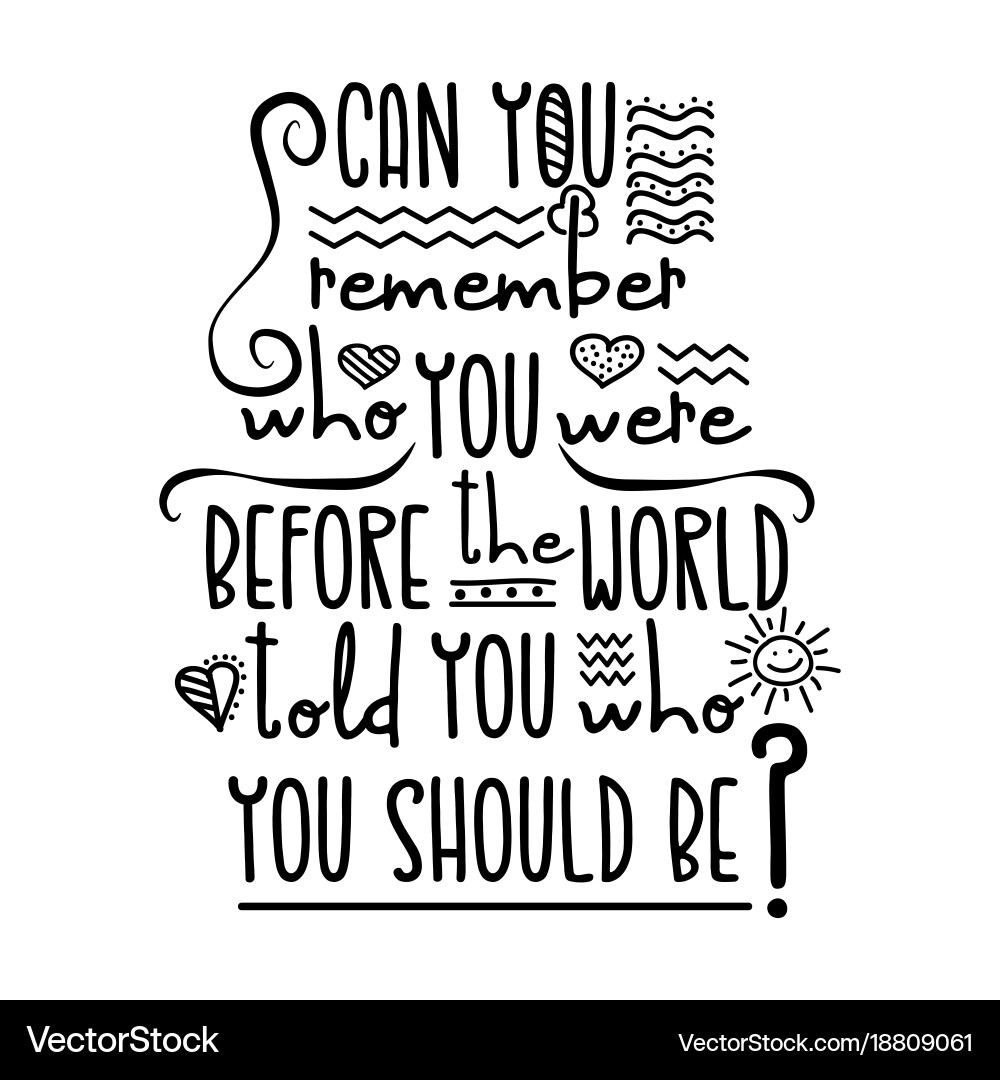 Modern inspirational quote Royalty Free Vector Image