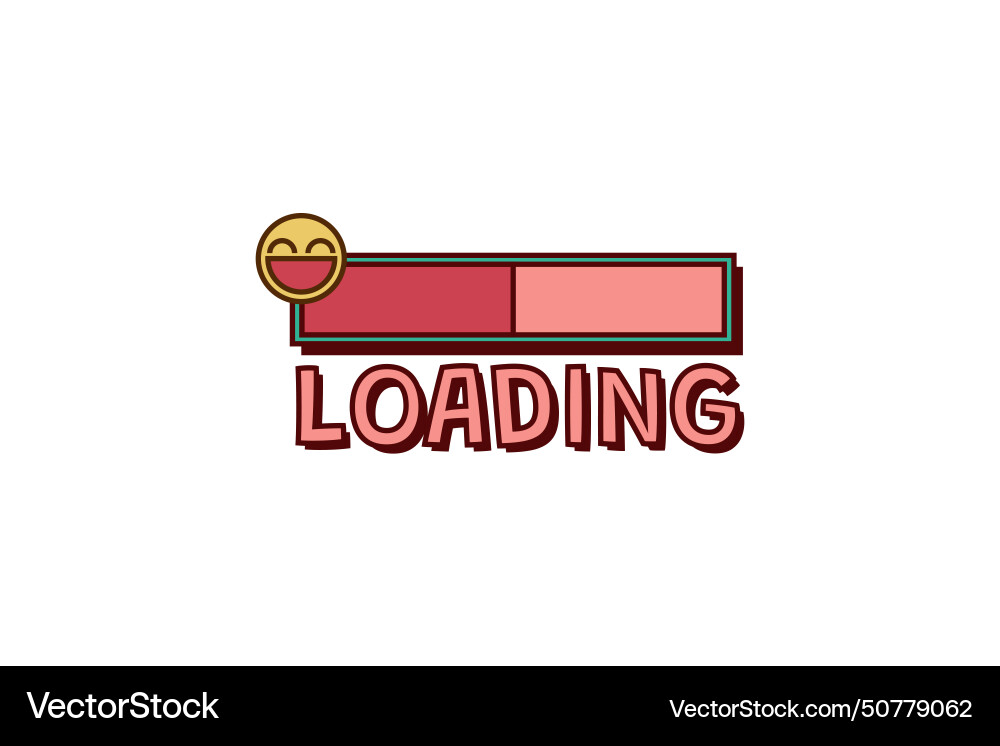 Progress bar sticker set Royalty Free Vector Image
