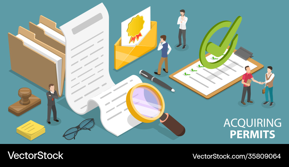 3d isometric conceptual Royalty Free Vector Image