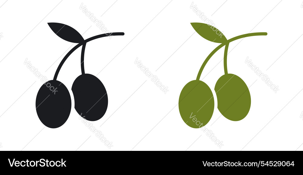 Olive icon Royalty Free Vector Image - VectorStock