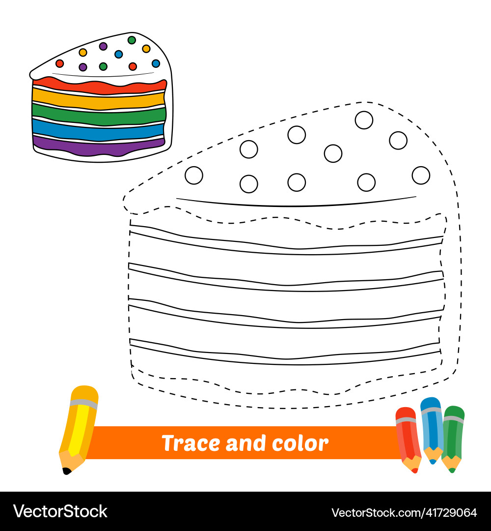 Rainbow Cake Coloring Pages Unicorn Coloring Pages | ABCmouse
