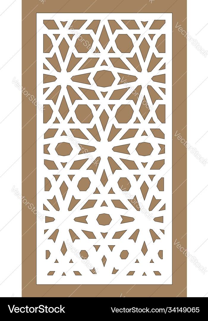 Room partition screen and panel for laser Vector Image