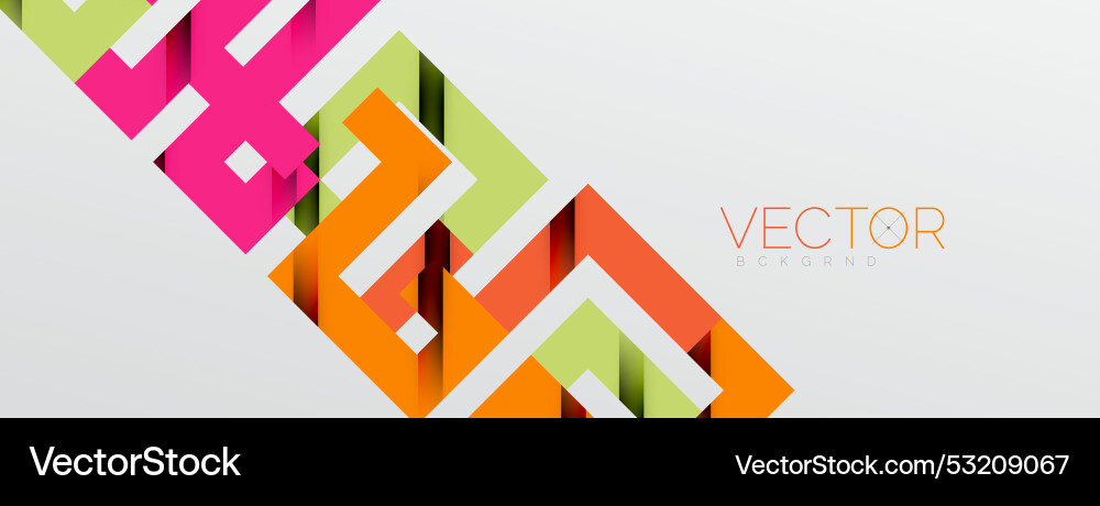 Color bend lines with shadow texture effect Vector Image