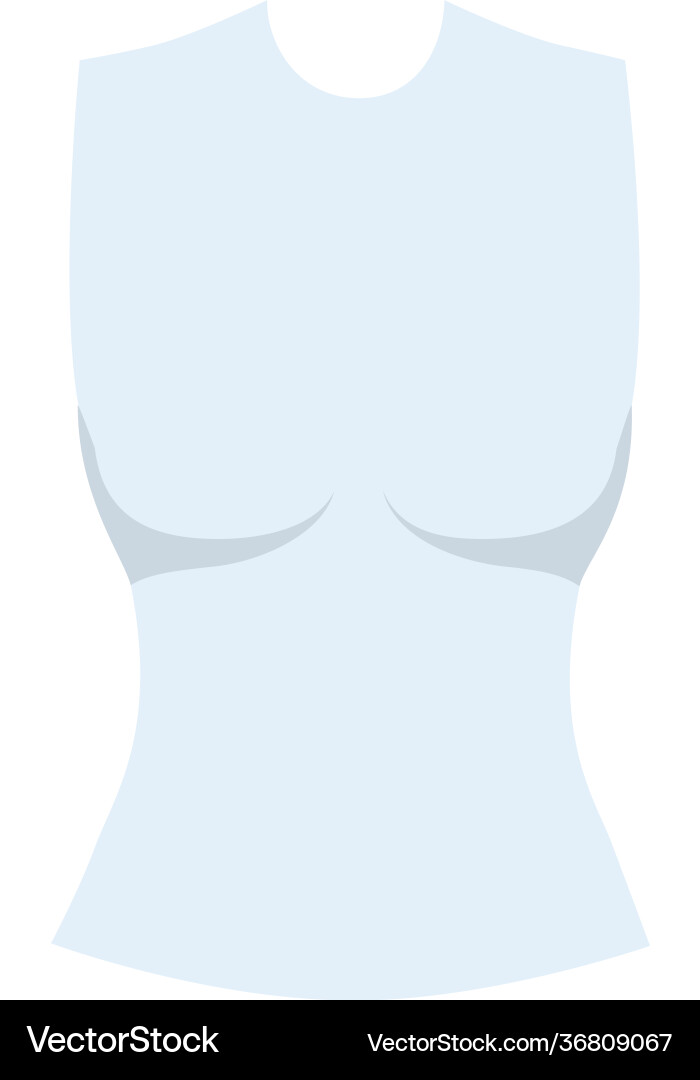 Flat top Royalty Free Vector Image - VectorStock