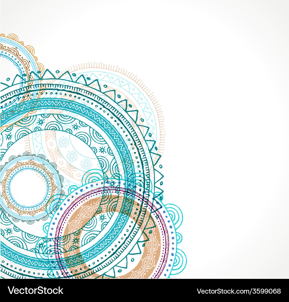 Bohemian Tribal Mandala – Royalty-Free Vector | VectorStock