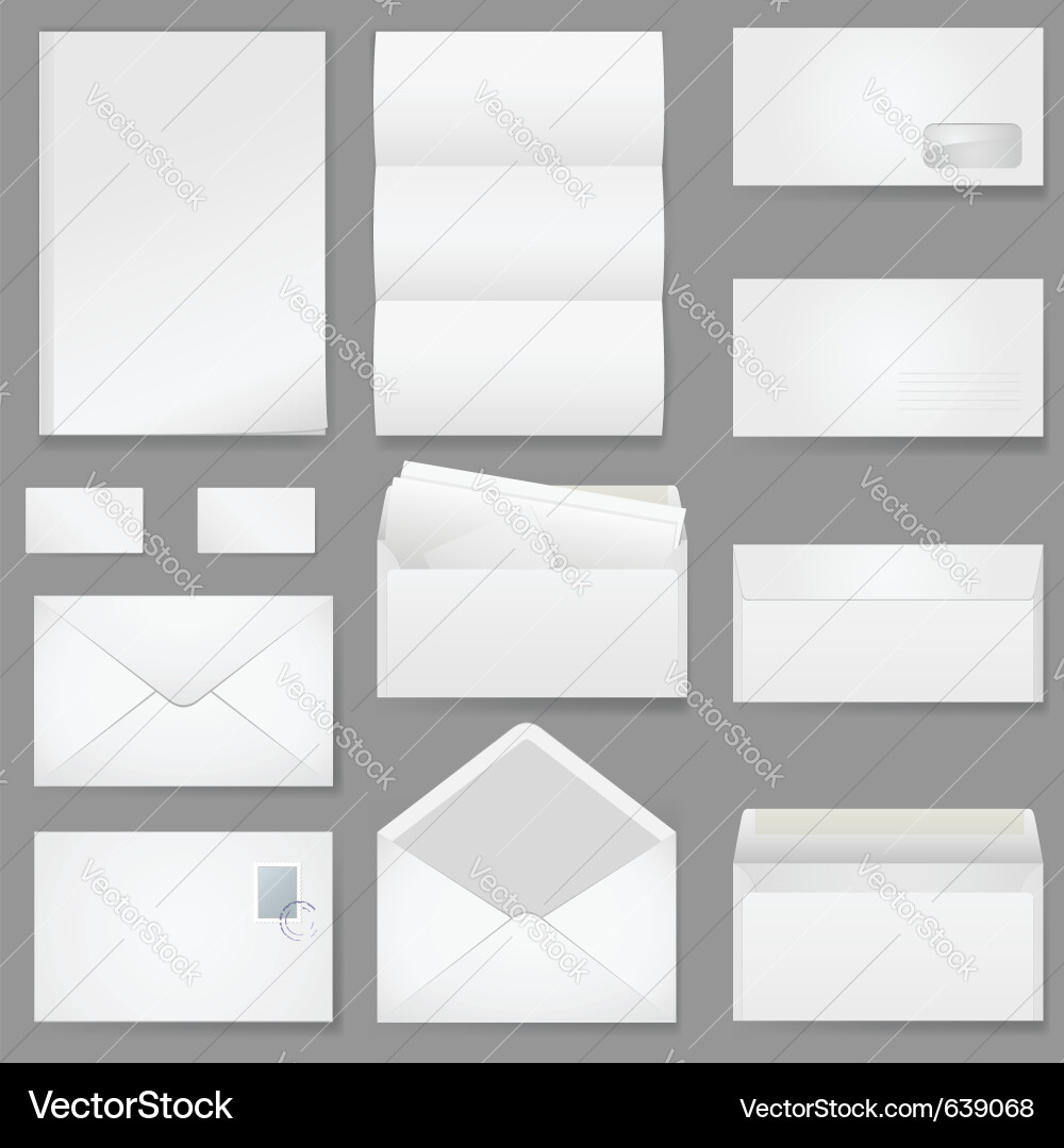 Office paper Royalty Free Vector Image - VectorStock
