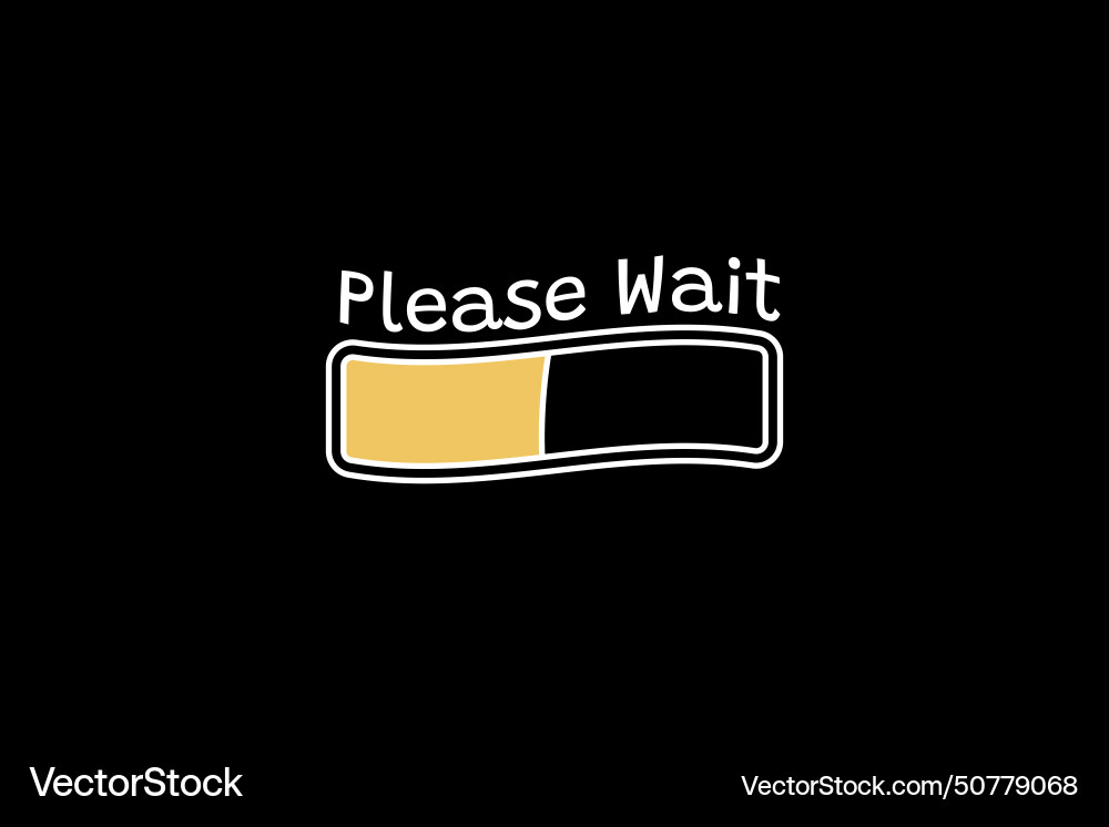 Progress bar sticker set Royalty Free Vector Image