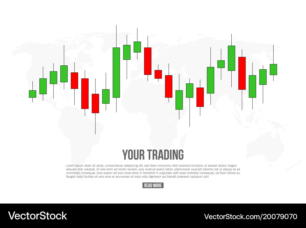 Forex Trading Signals Chart Royalty Free Vector Image