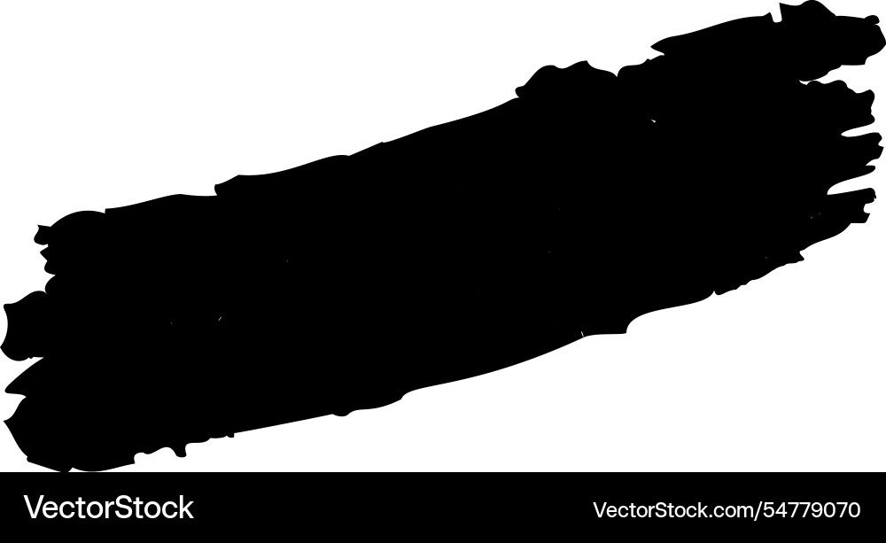 Paintbrush minus graffiti brushstroke symbol Vector Image