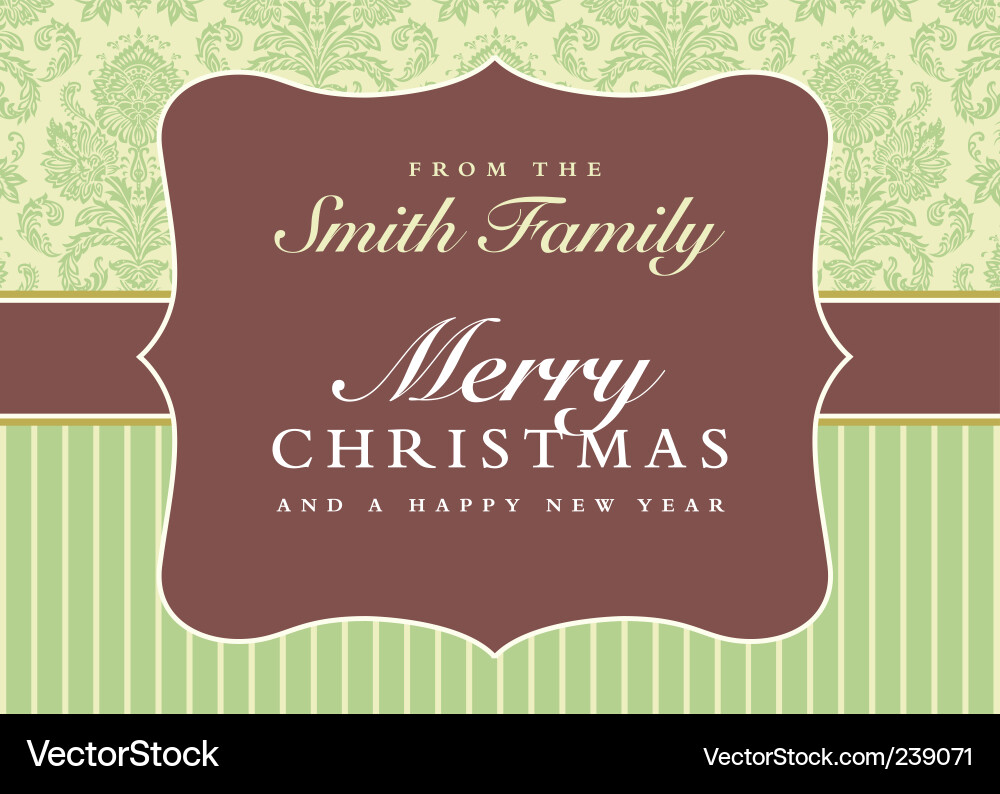 Christmas frame Royalty Free Vector Image - VectorStock
