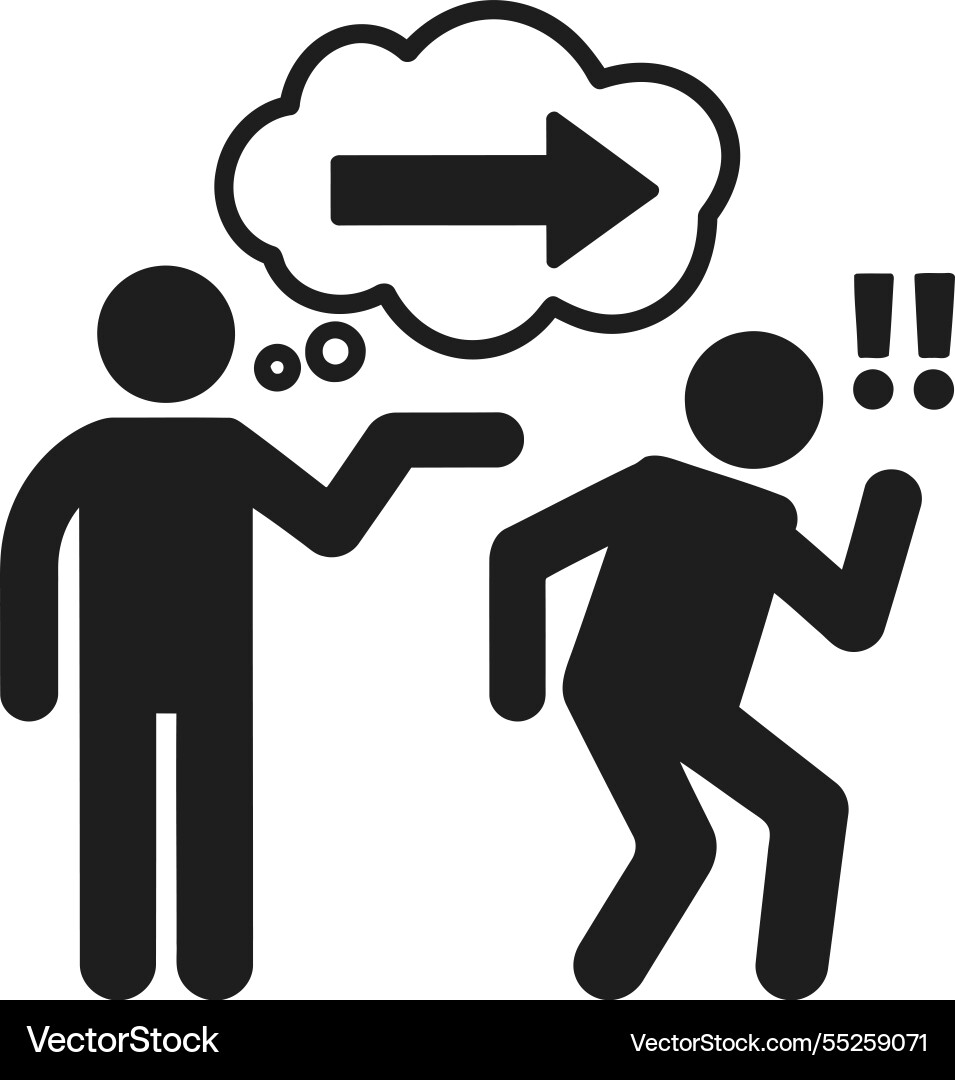 Order and fear icon Royalty Free Vector Image - VectorStock