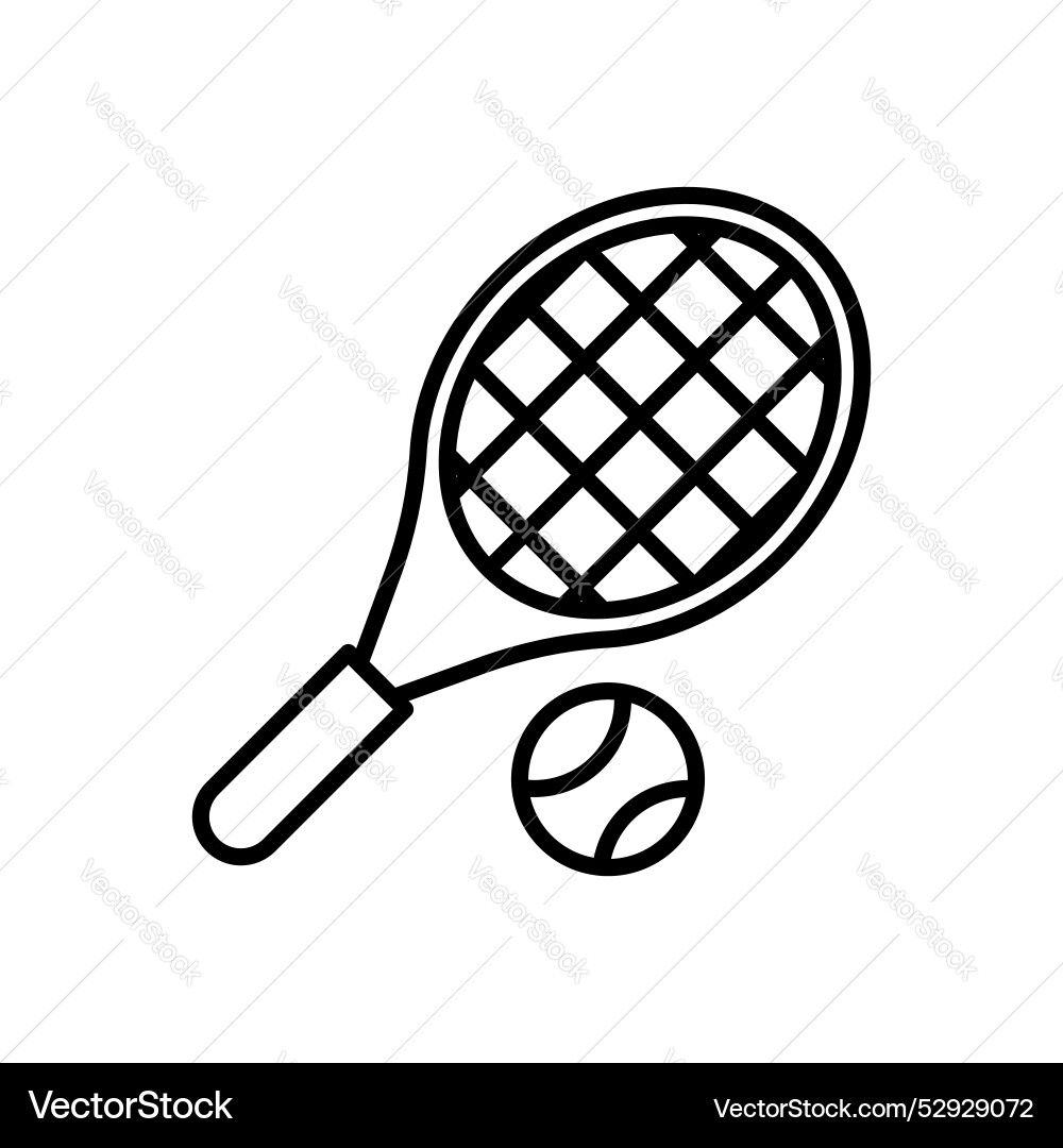 Tennis icon Royalty Free Vector Image - VectorStock