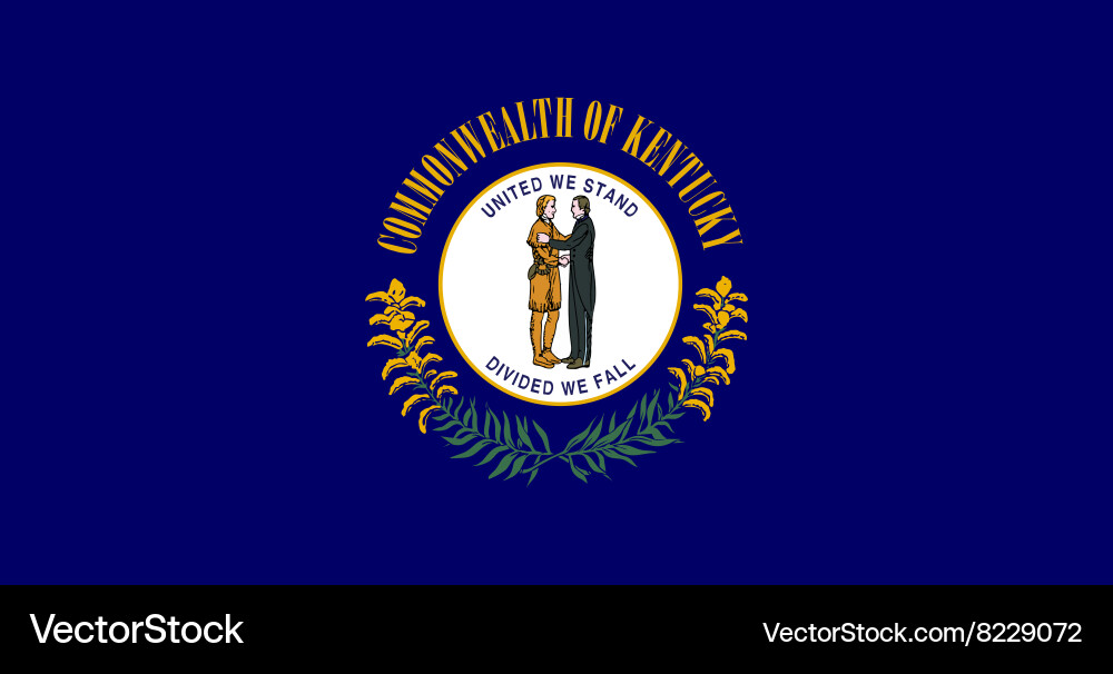 Usa state flag Royalty Free Vector Image - VectorStock