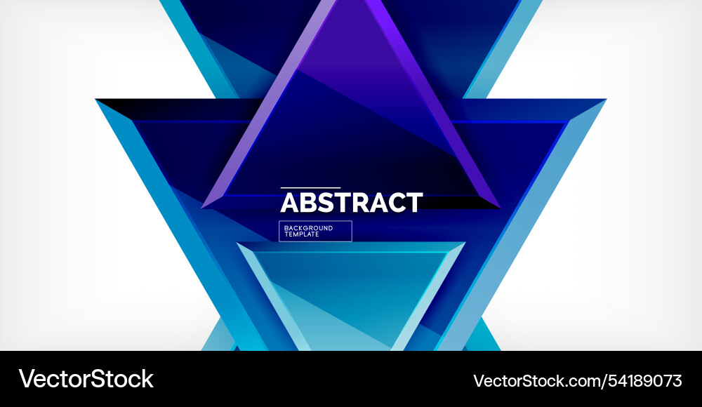 Triangle glass shapes geometric abstract – Royalty-Free Vector ...