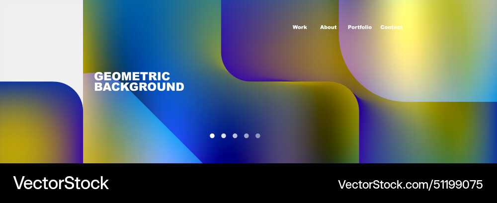 Electric blue and magenta geometric patterns Vector Image