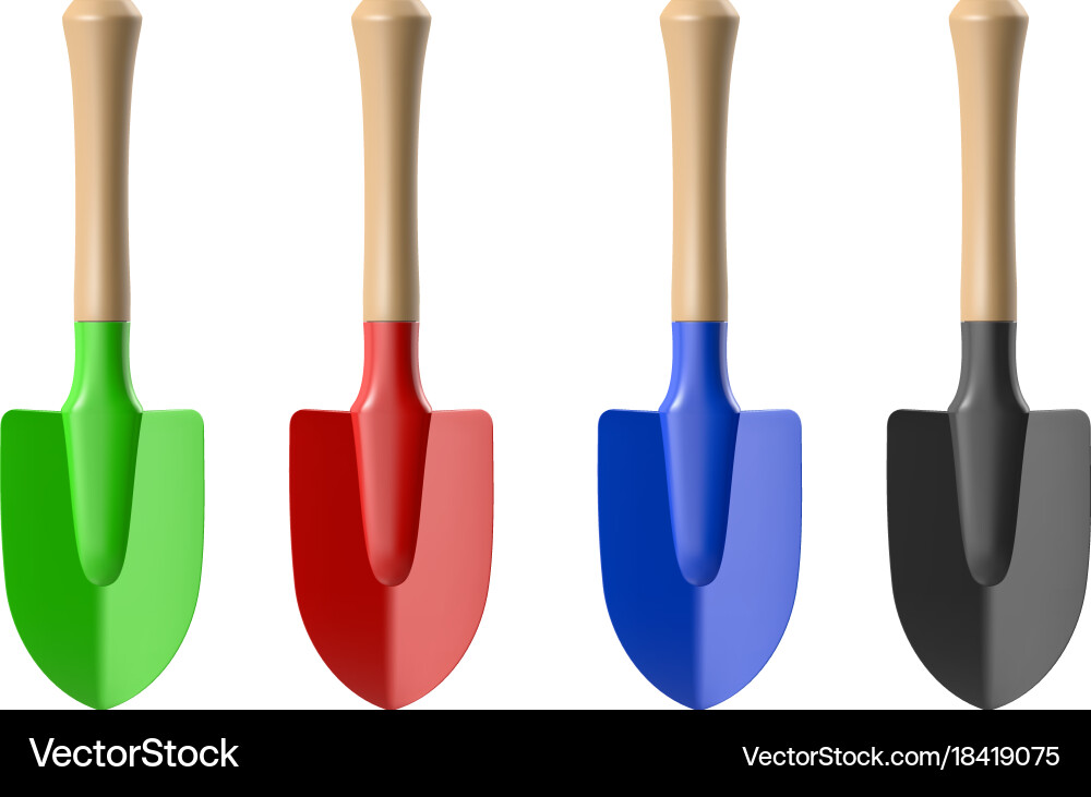 Gardening shovel Royalty Free Vector Image - VectorStock