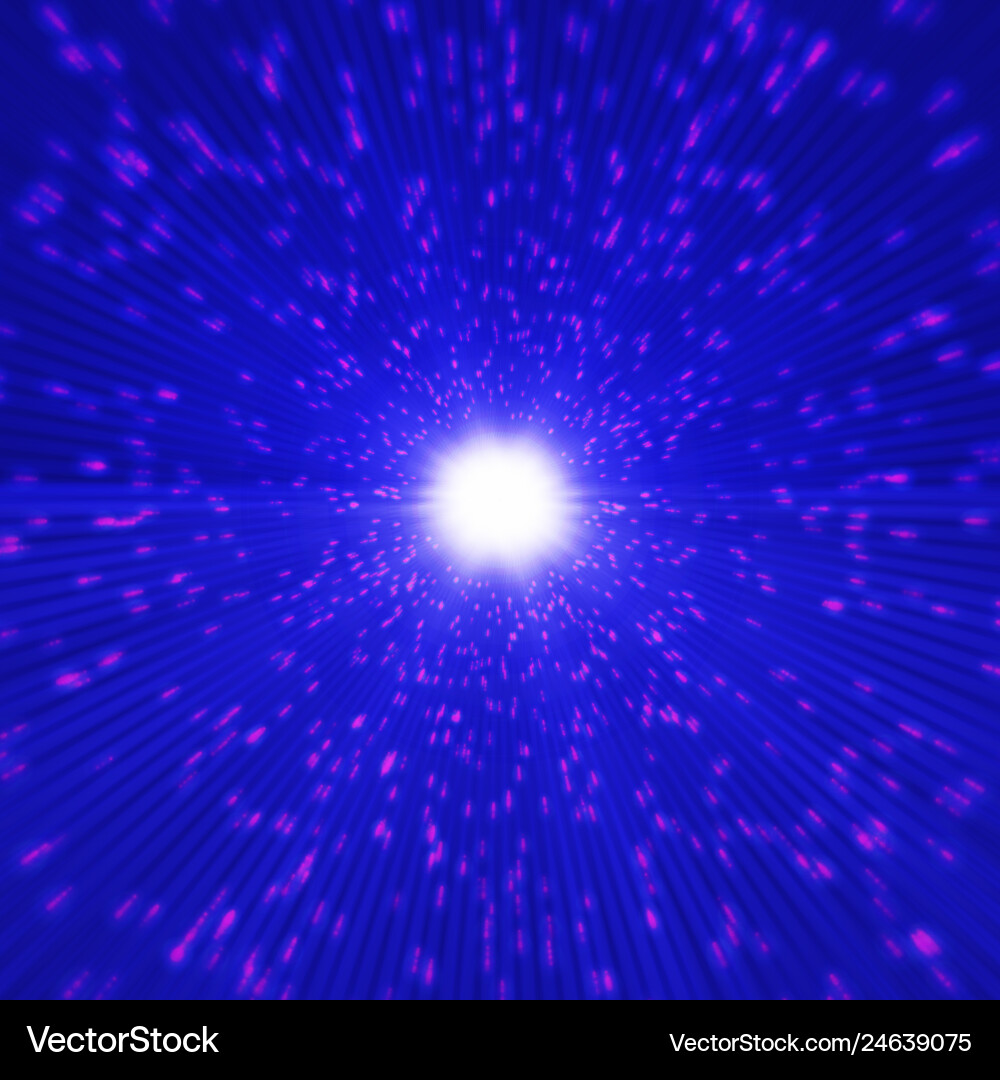 Gold sparkle background with zoom affect Vector Image