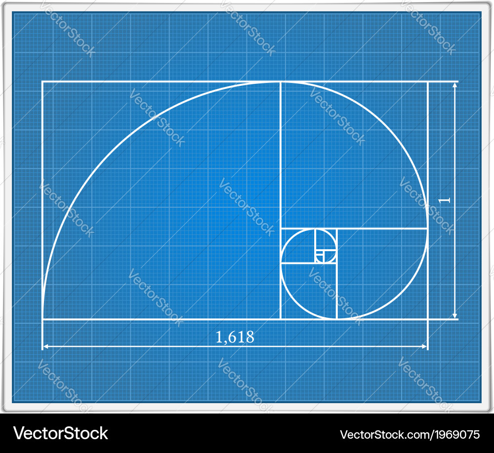 Golden section Royalty Free Vector Image - VectorStock