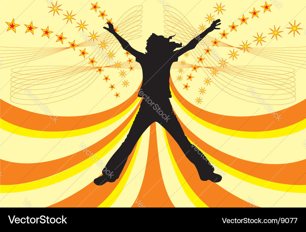 Happy girl Royalty Free Vector Image - VectorStock