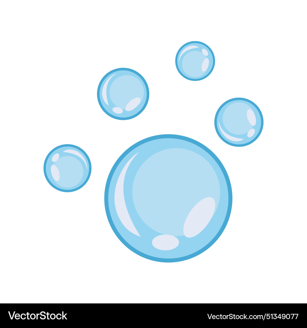 Soap bubble design Royalty Free Vector Image - VectorStock