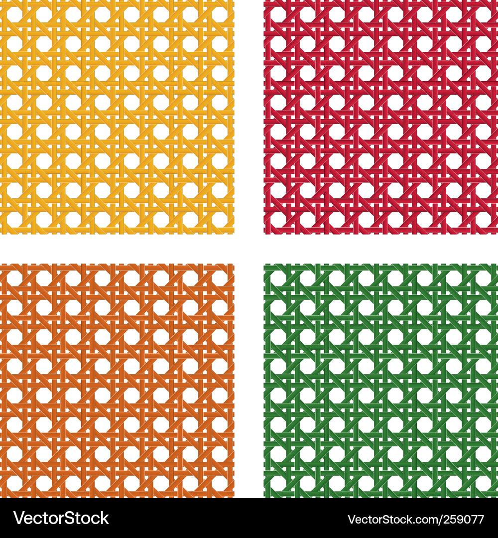 Wicker Pattern Beige Rattan Royalty Free Vector Image